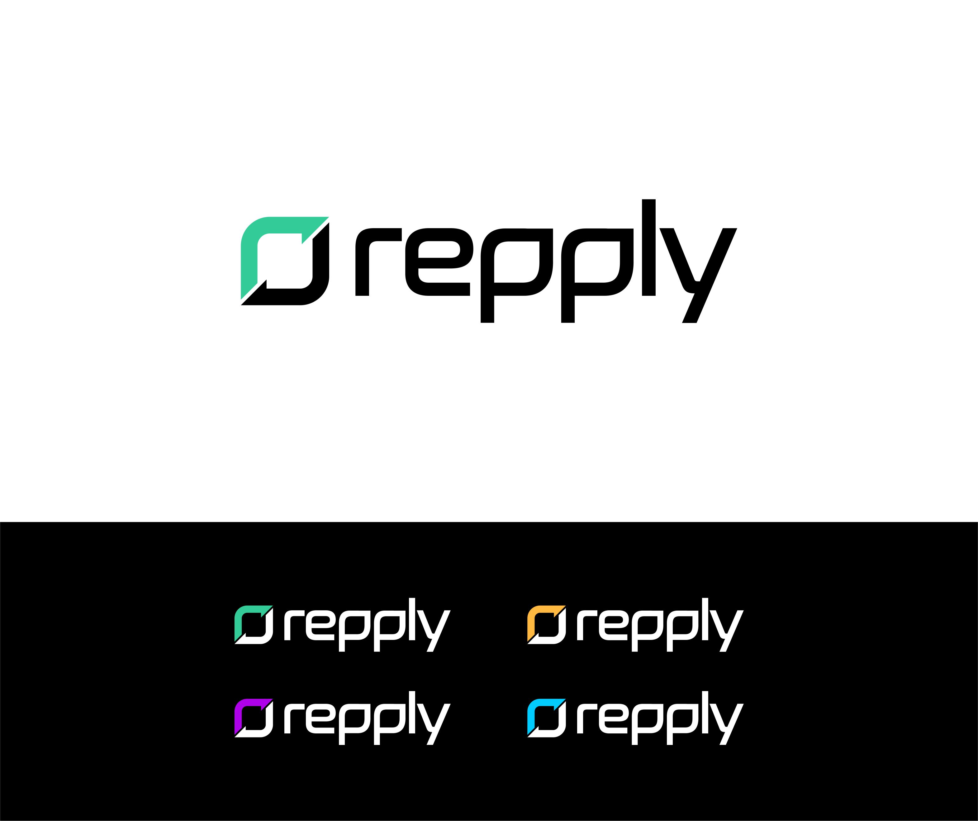 Serious, Professional, IT - applications Logo Design for repply by RAN ...