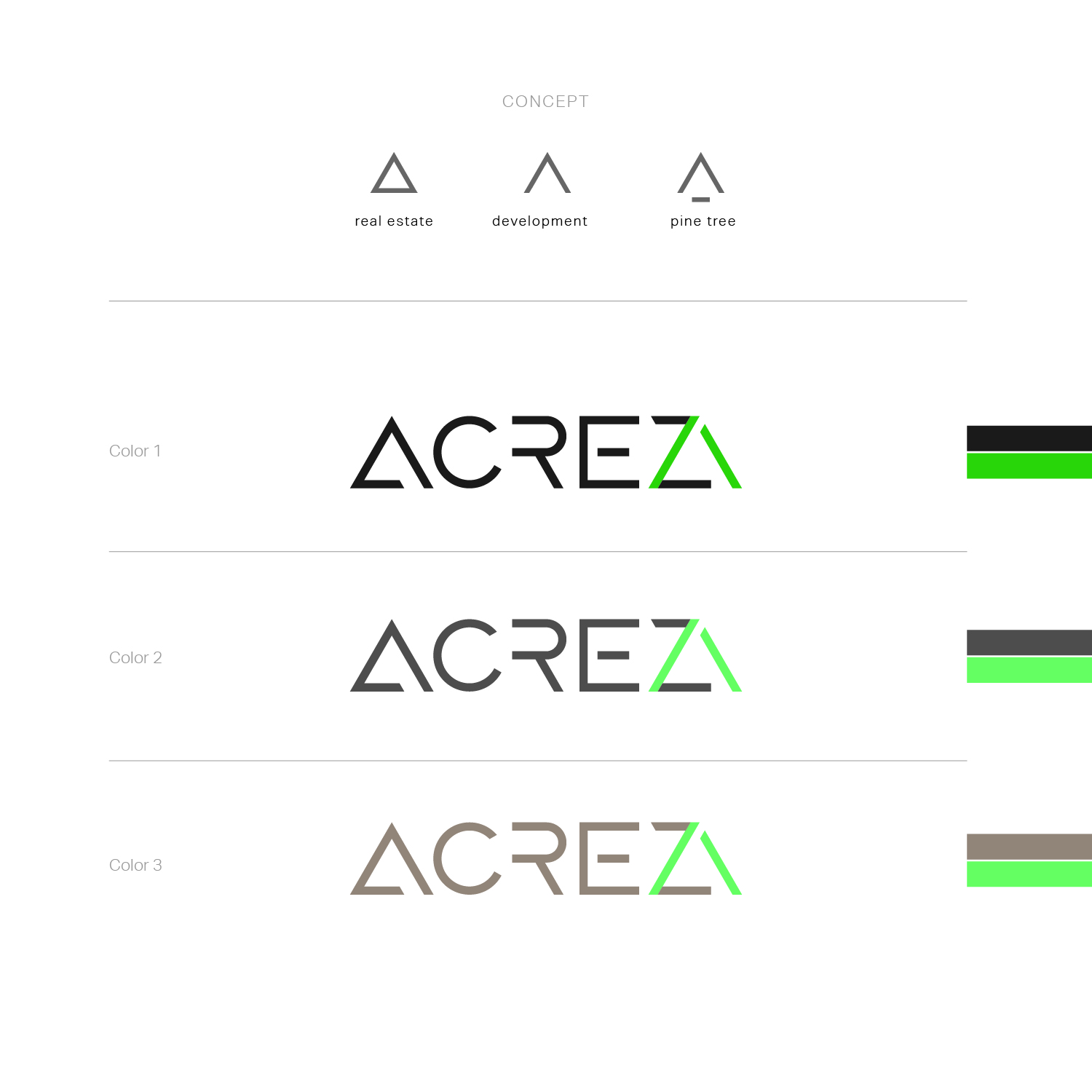 Bold, Modern, Real Estate, land, agriculture Logo Design for acrez or ACREZ by npikay | Design ...
