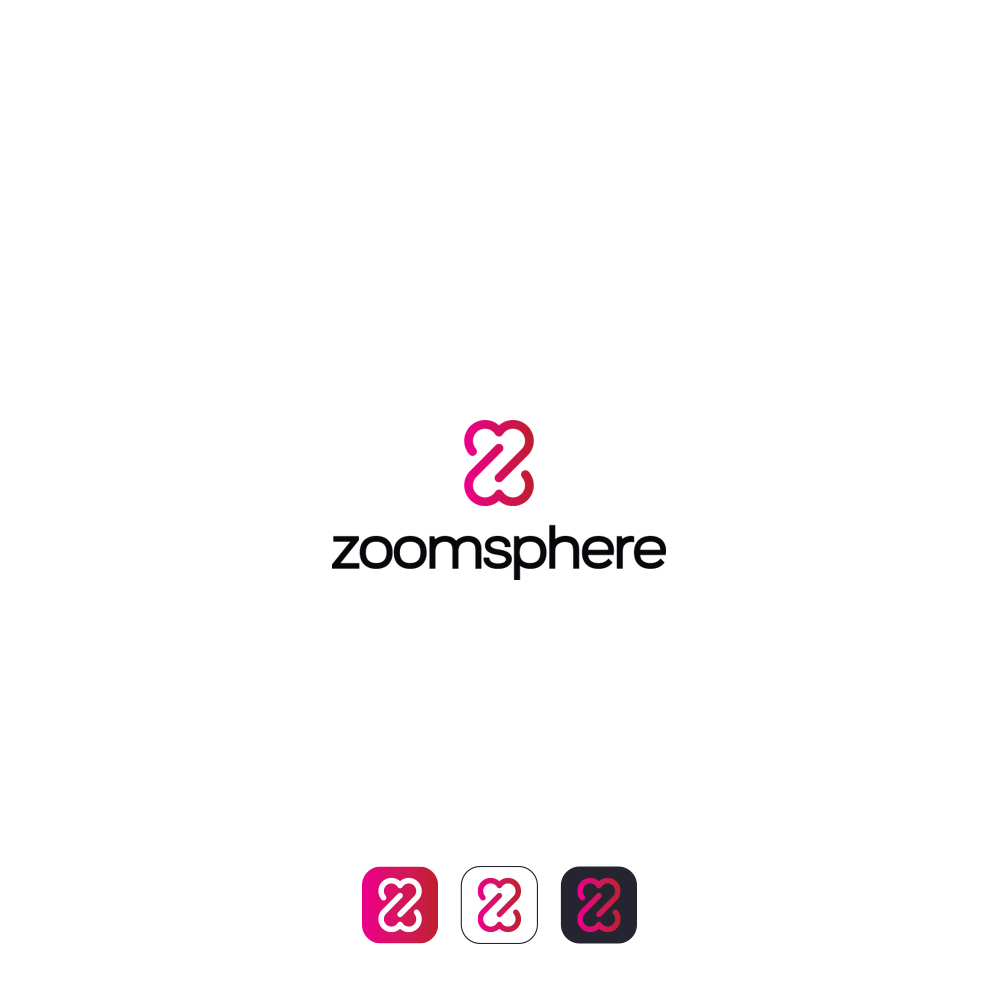 Elegant, Playful Logo Design for zoomsphere by P6 | Design #29705186