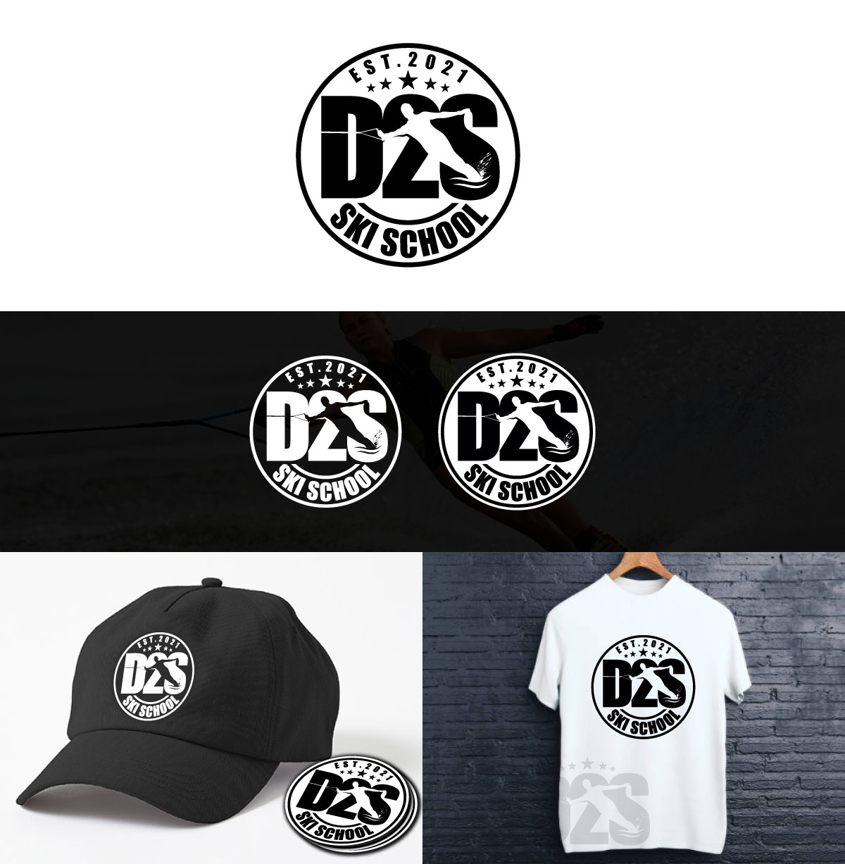 Playful, Bold, WaterSkiing and Boating Logo Design for D2S Ski School ...