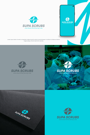 SUPA SCRUBS | 142 Logo Designs for SUPA SCRUBS (sub line: Look Good ...