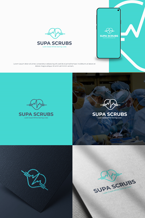 SUPA SCRUBS | 137 Logo Designs for SUPA SCRUBS (sub line: Look Good ...