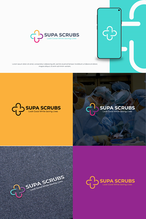 SUPA SCRUBS | 142 Logo Designs for SUPA SCRUBS (sub line: Look Good ...