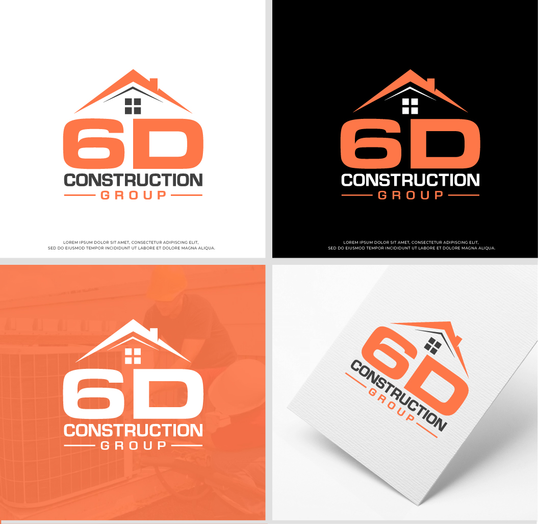 Elegant, Playful, General Construction Logo Design for 6D Construction ...
