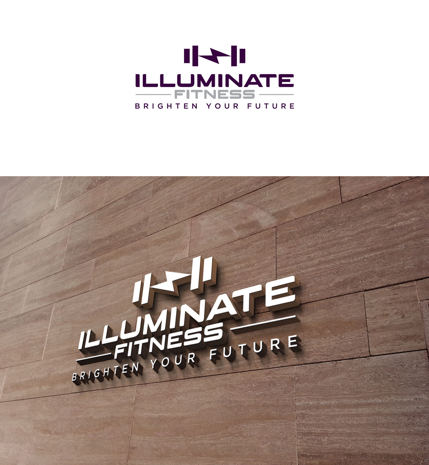 Bold, Economical, Personal fitness trainer Logo Design for Illuminate ...