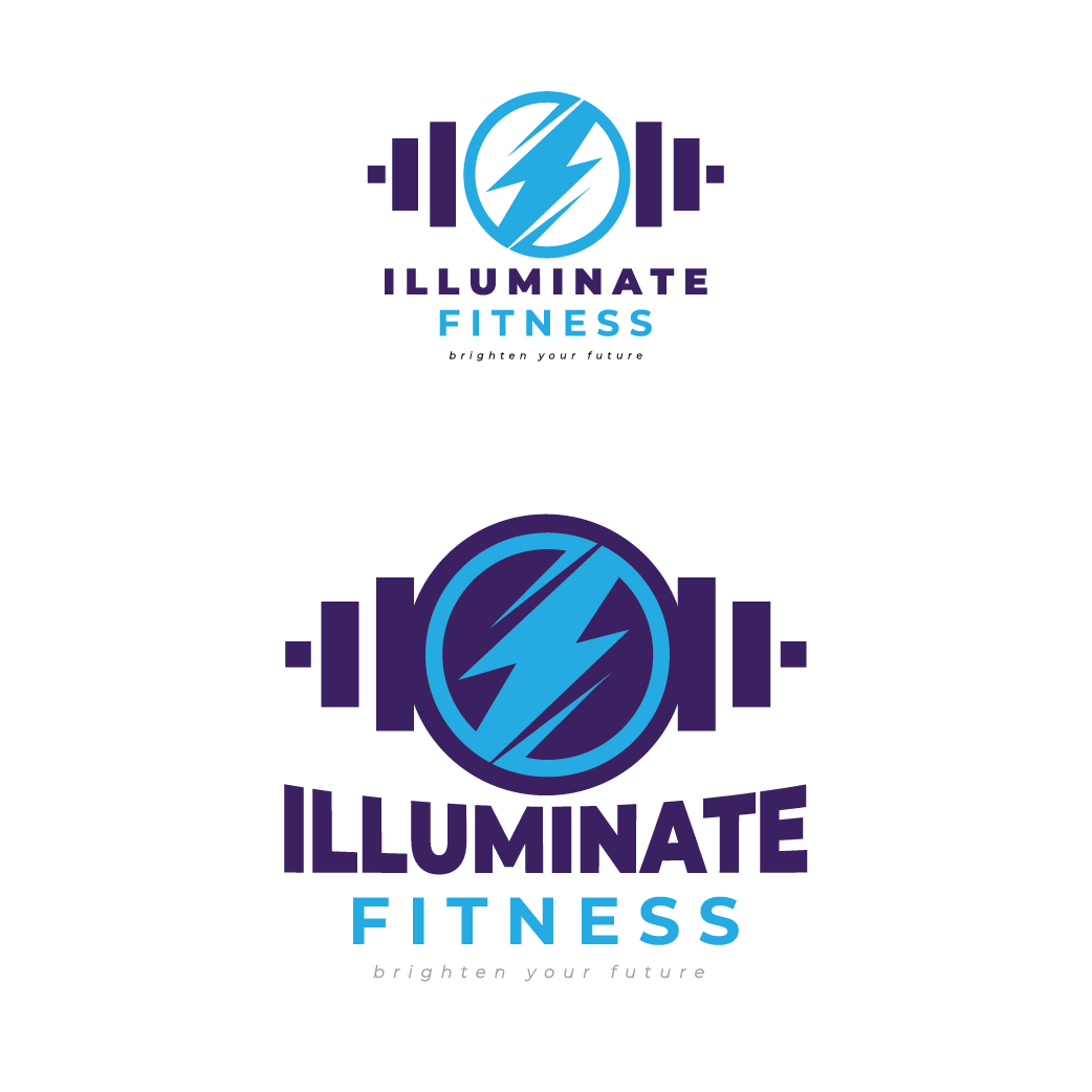 Bold, Economical, Personal fitness trainer Logo Design for Illuminate ...
