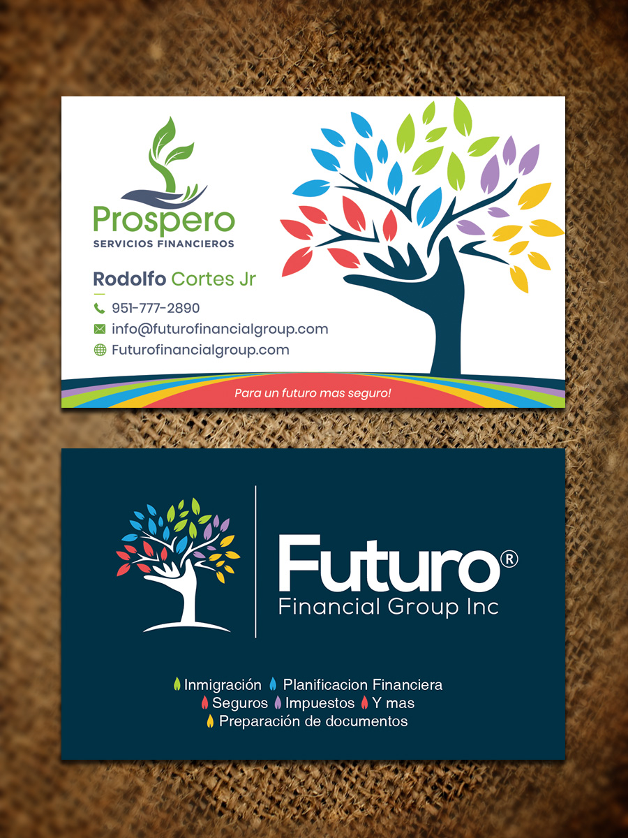 Elegant, Playful, financial services Business Card Design for a Company ...