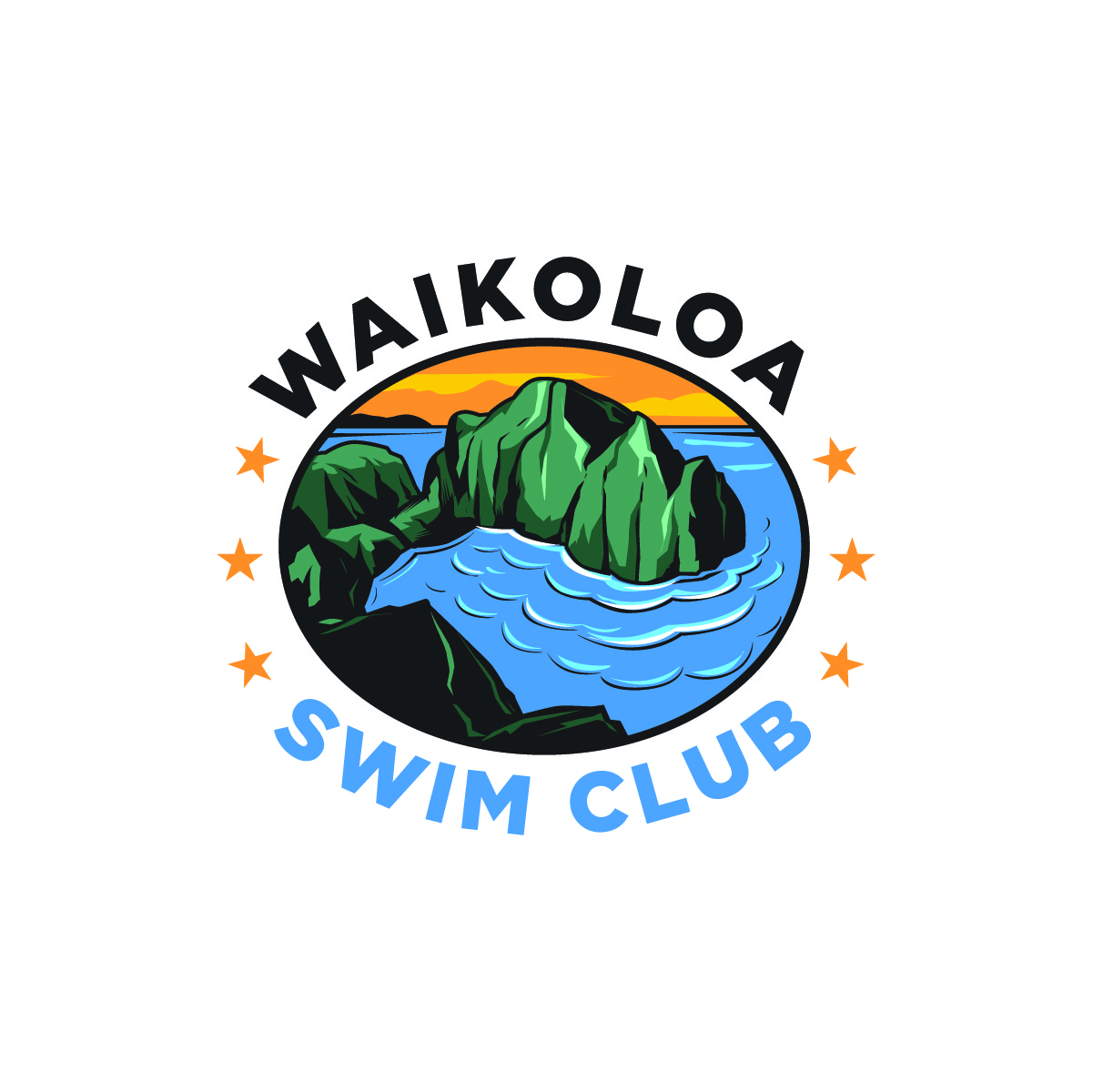 Bold, Playful, Swim team. Athletic Club Logo Design for Waikoloa Swim ...