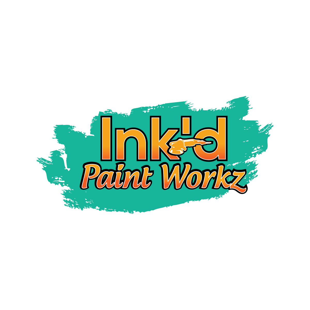 Elegant, Playful, Automotive Logo Design for Ink'd Paint Workz / 203-695-1363 / Professional ...