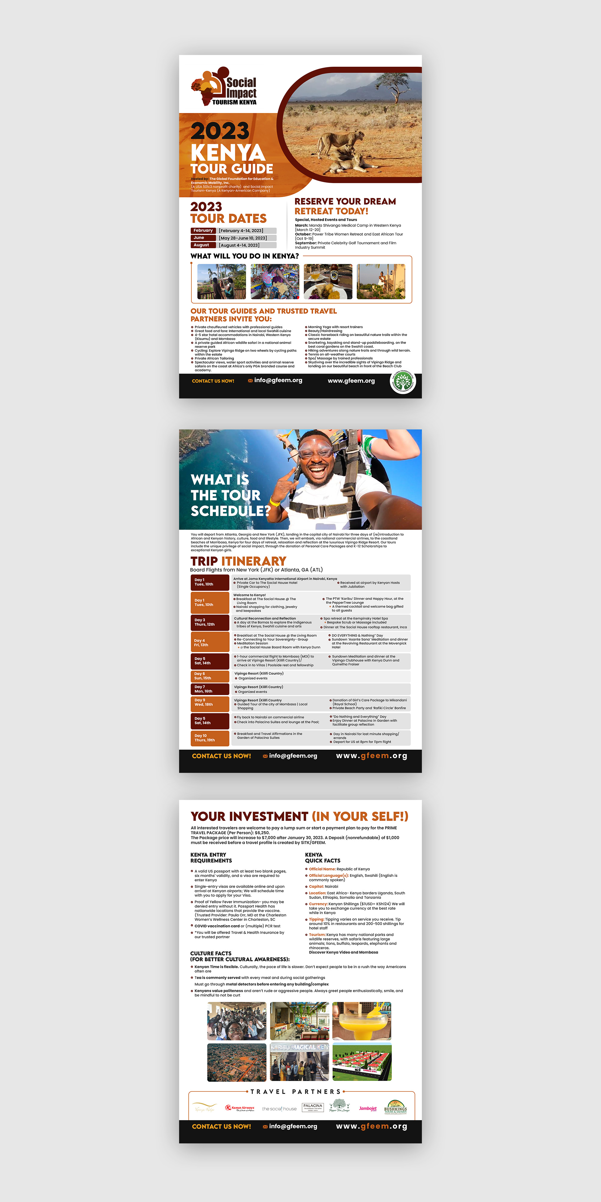 Colorful, Modern, Tourism, Regional Marketing Brochure Design for ...