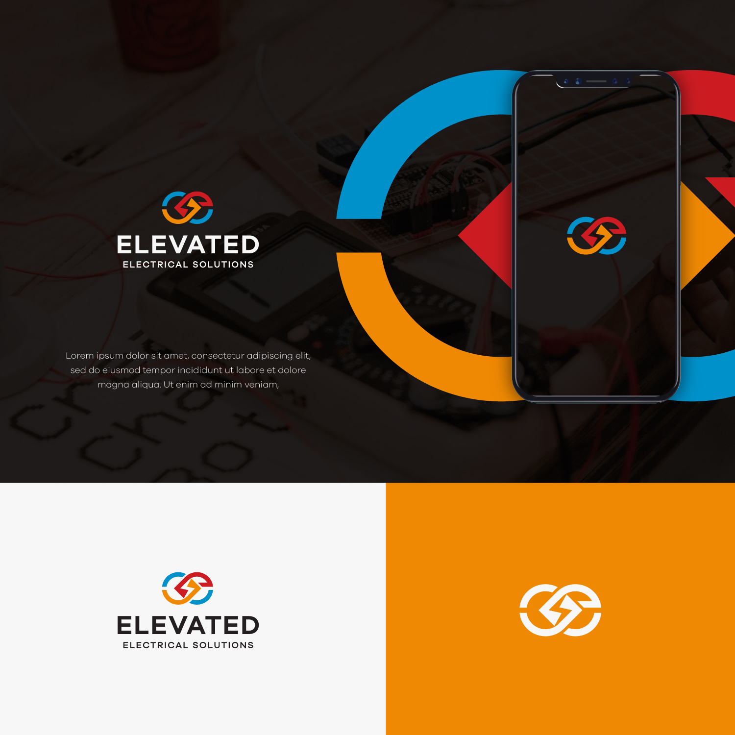 Serious, Professional, Electrical Contracting Logo Design for Elevated ...
