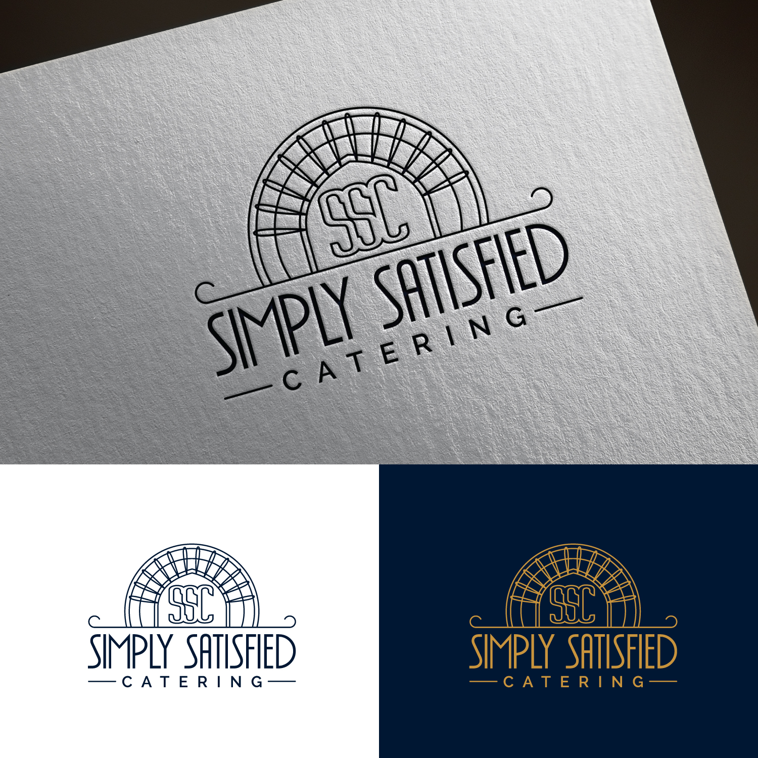 Logo Design for Simply Satisfied Catering or SSC by sankar999 | Design ...