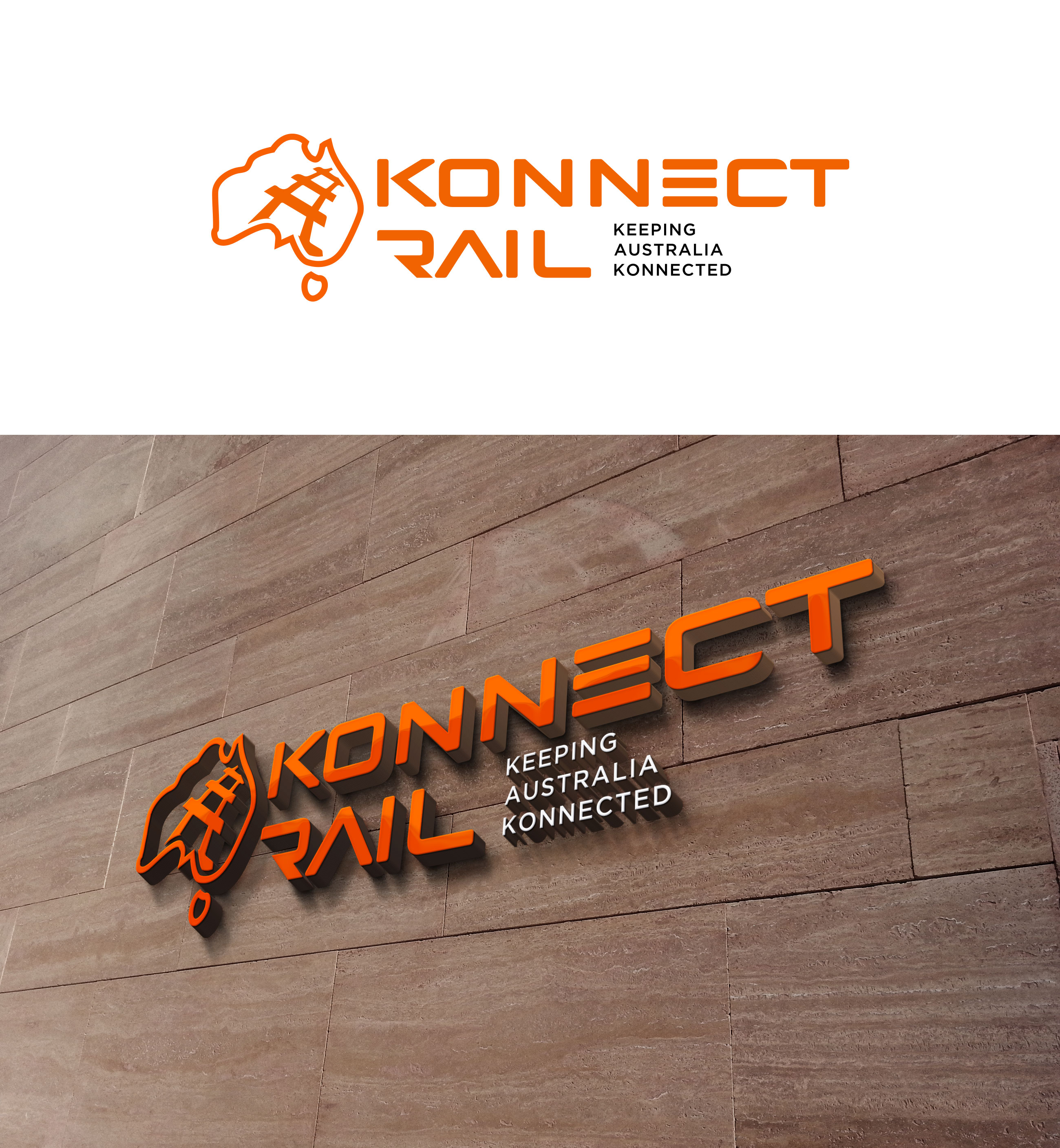 Modern, Masculine, Railway welding Logo Design for Konnect Rail ...