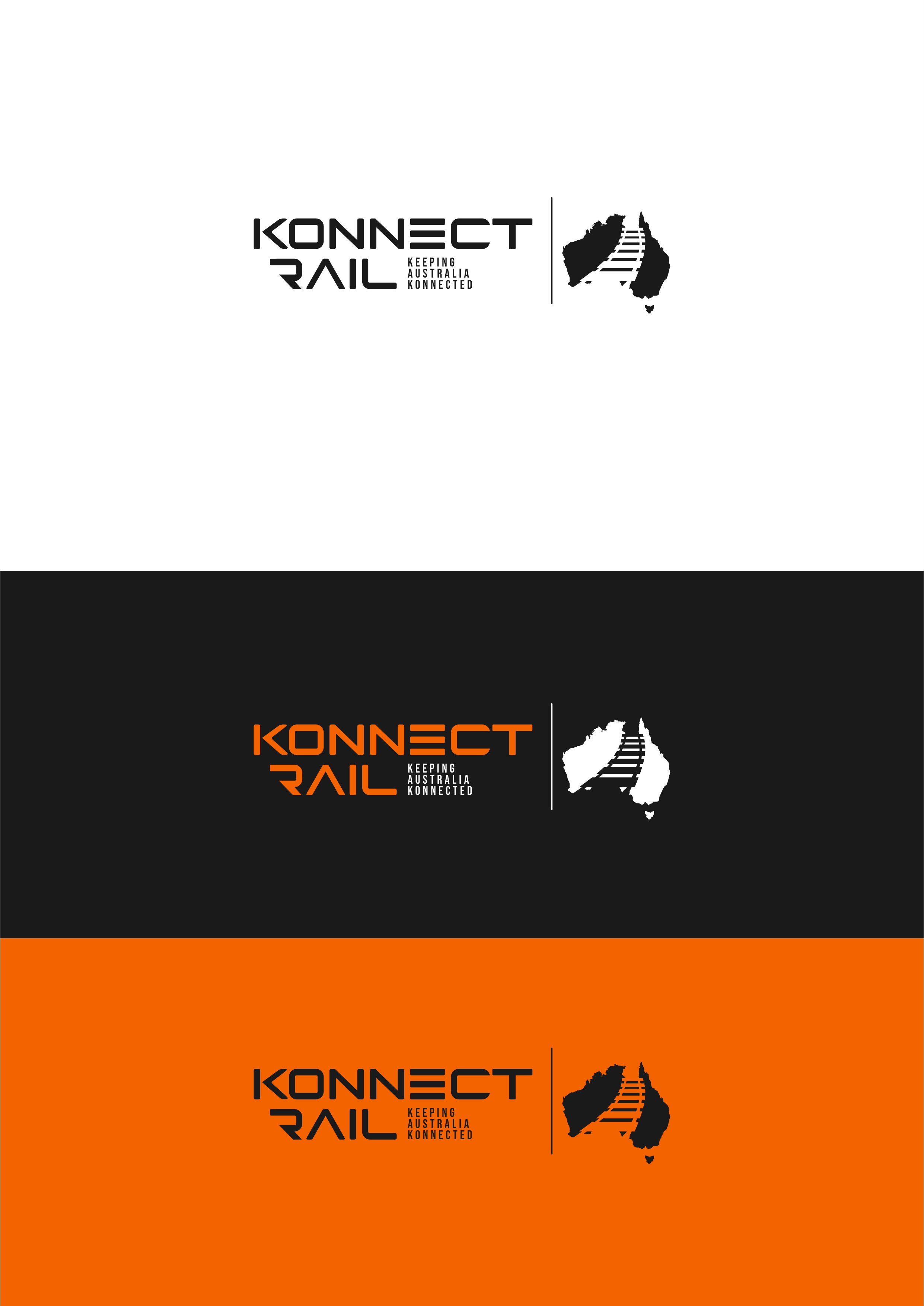 Modern, Masculine, Railway welding Logo Design for Konnect Rail ...