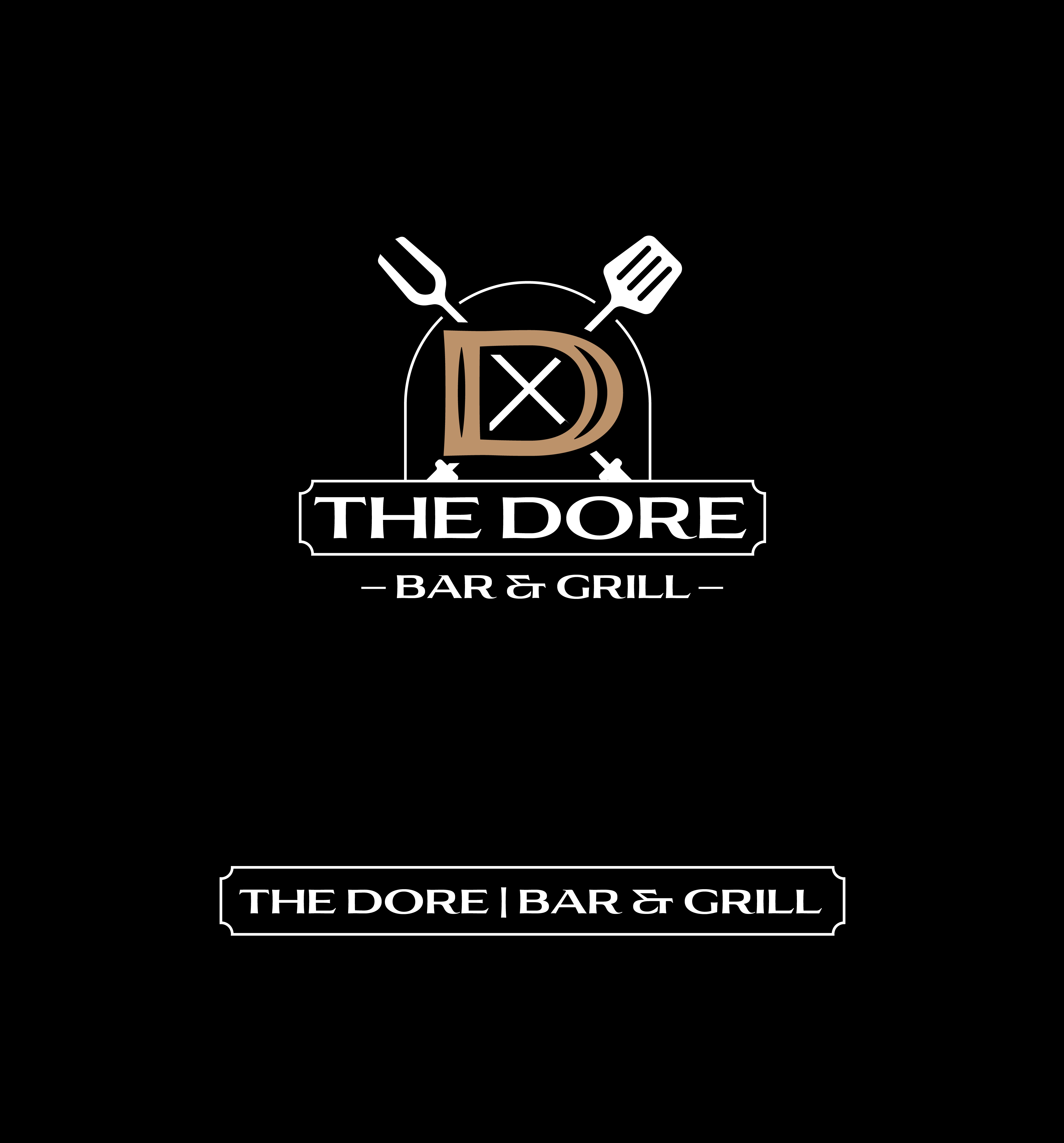 Upmarket, Serious, Hospitality Logo Design for The Dore Bar & Grill by ...