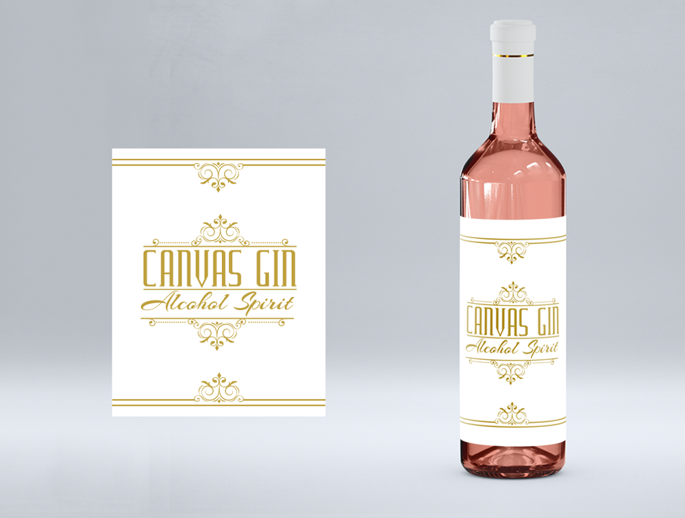 Bold, Modern, Alcohol Spirits Logo Design for Canvas Gin by RA-bica ...