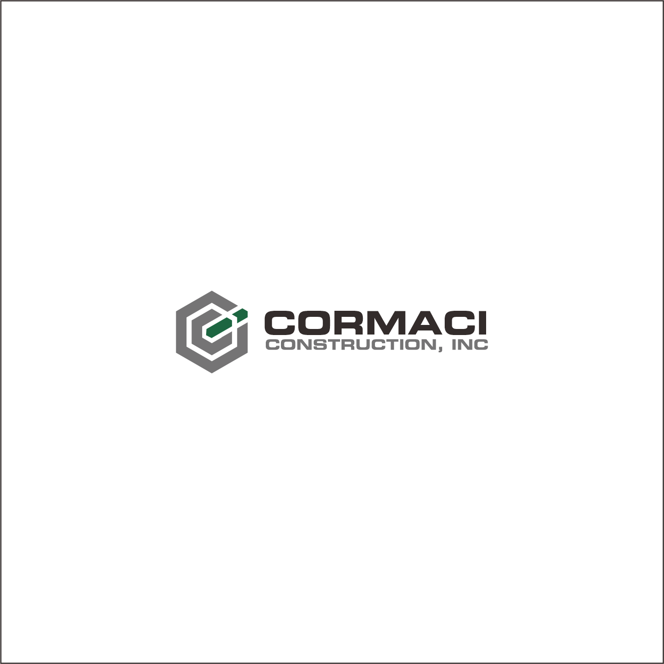 Serious, Modern, Commercial Construction - General Contracting Logo ...