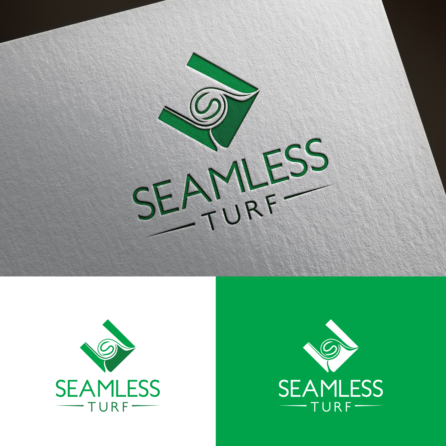 Elegant, Modern, Artificial Grass / Turf Logo Design for Seamless Turf ...