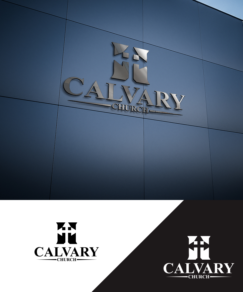 Serious, Modern, church, religious Logo Design for Calvary Church by ...