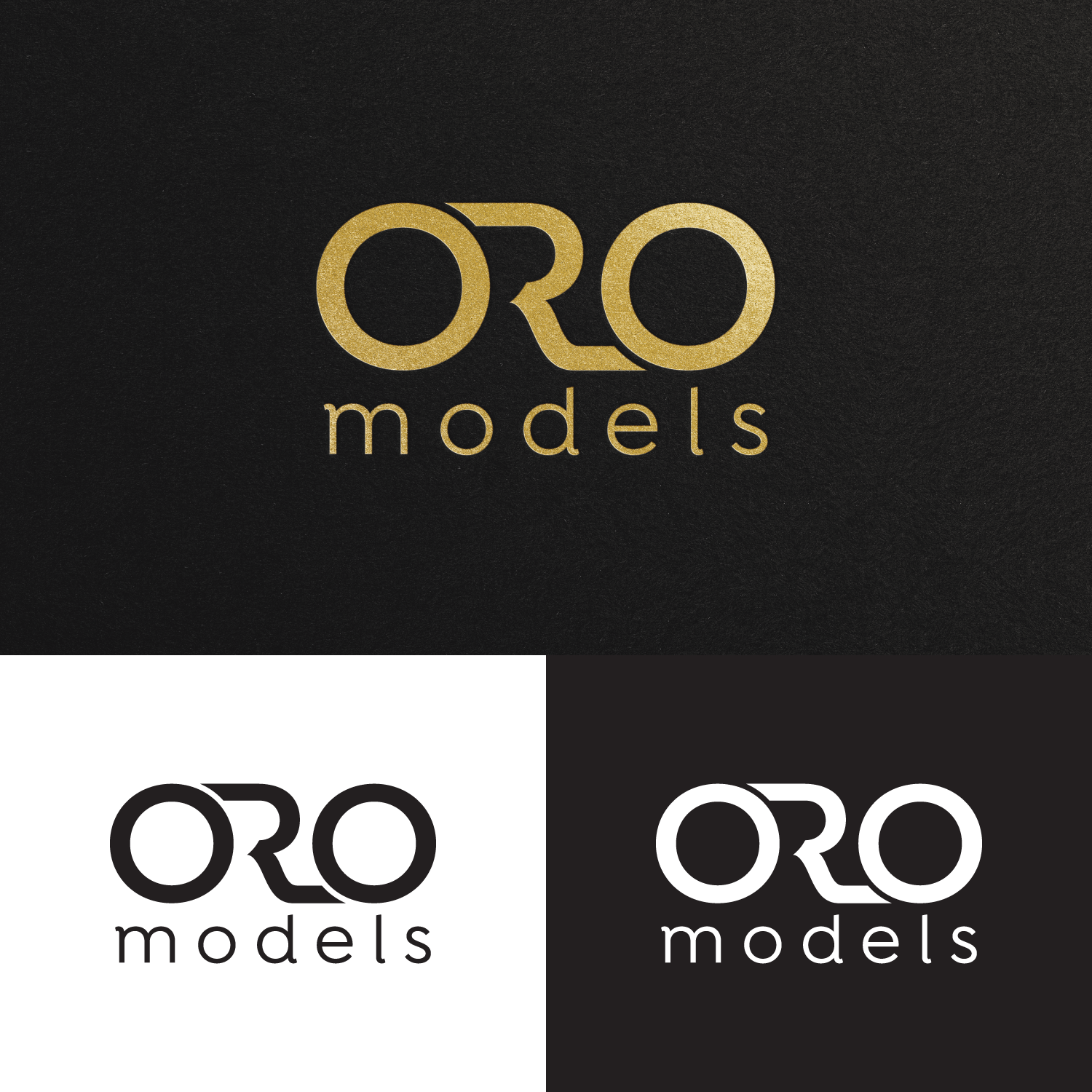 Logo Design for oro models by ACK Design | Design #29936989