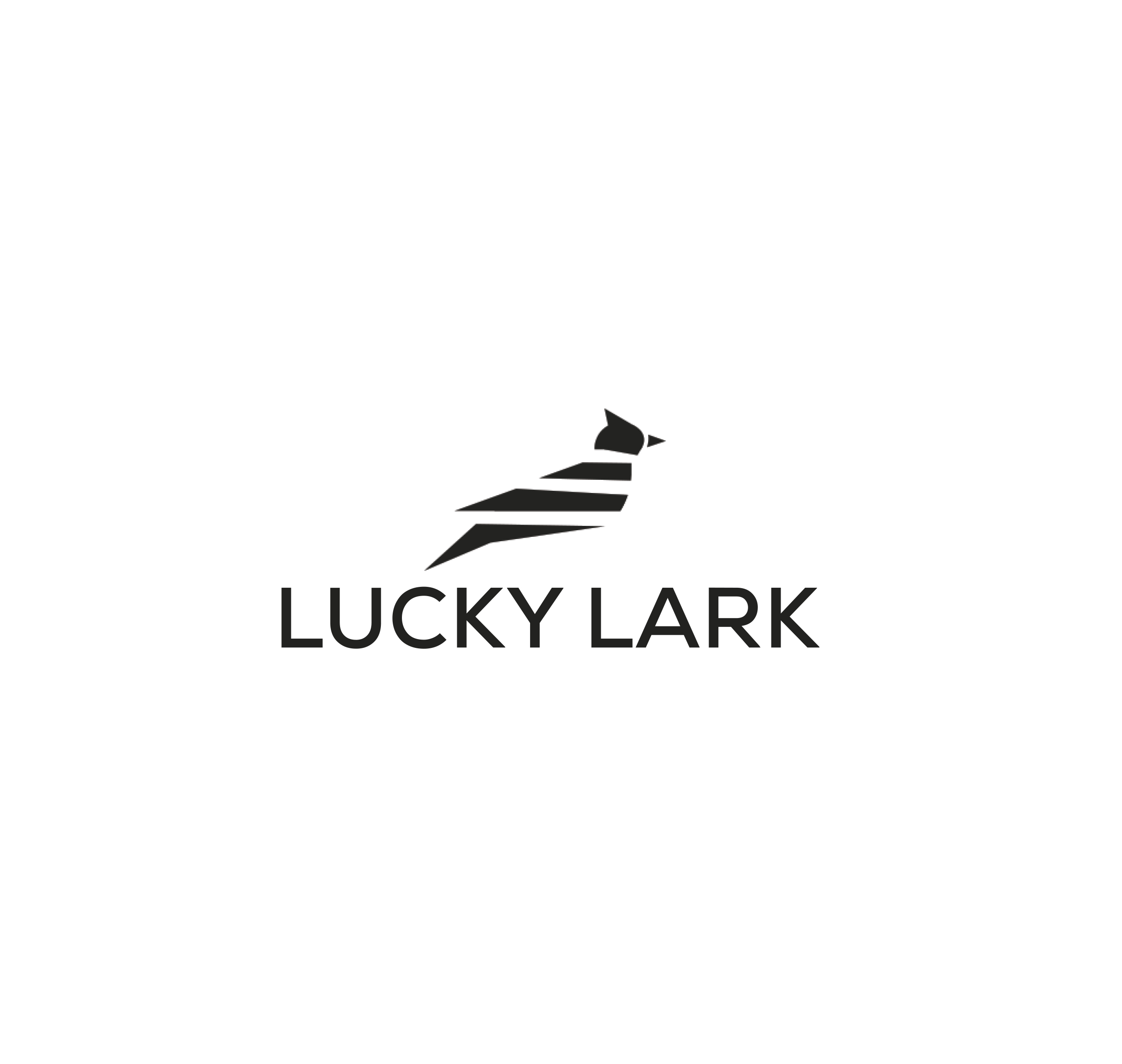 Modern, Bold, Communication and Media Logo Design for Lucky Lark by Dr ...