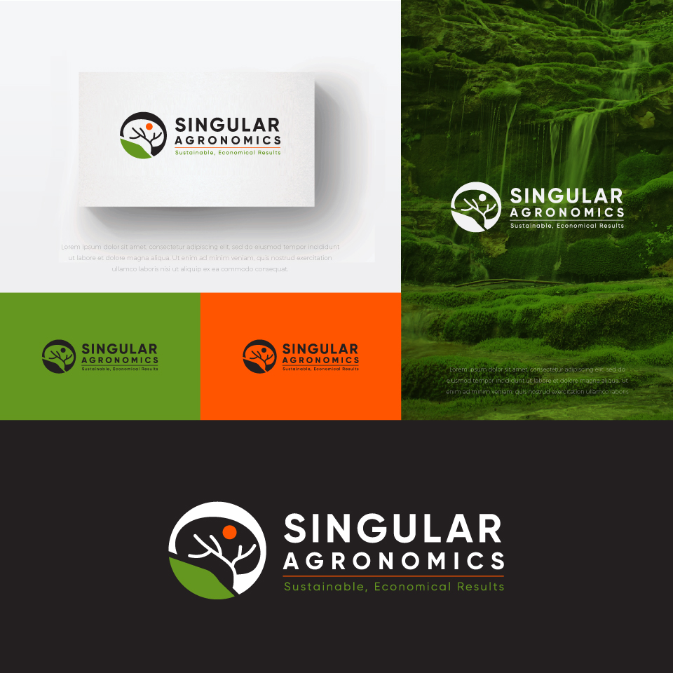 Masculine, Bold, Agriculture Logo Design for Singular Agronomics ...