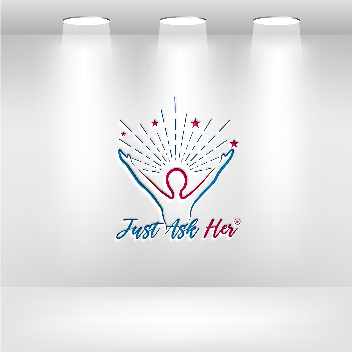 Logo Design for Just Ask Her TM. by Stencil art | Design #29944398