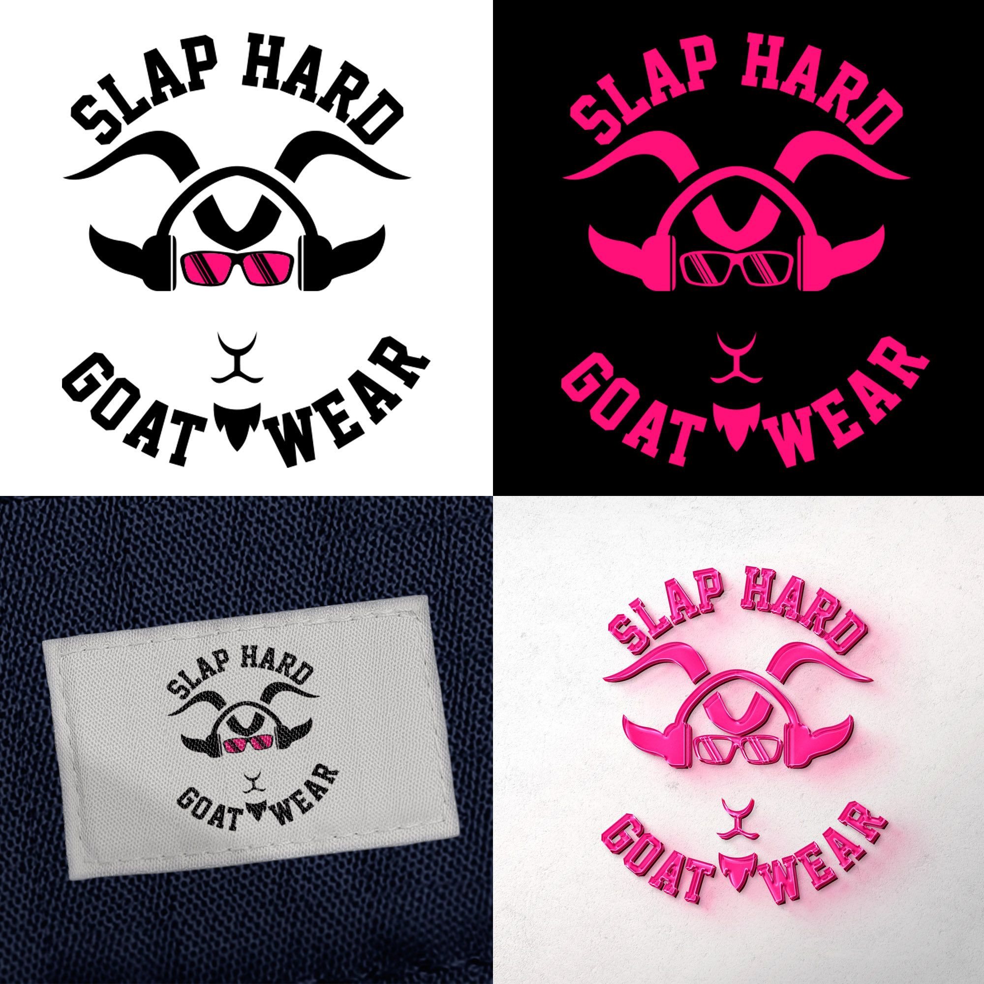 Bold, Serious, Clothing brand Logo Design for SLAP HARD by MarvinStudio ...