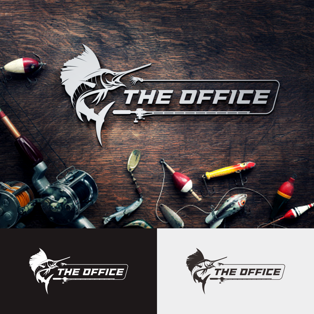 Bold, Playful, Fishing Logo Design for “ The Office “ by Reyo Janatra ...