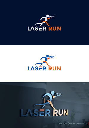 Laser Run Logo (running and laser shooting sporting event) | 34 Logo ...