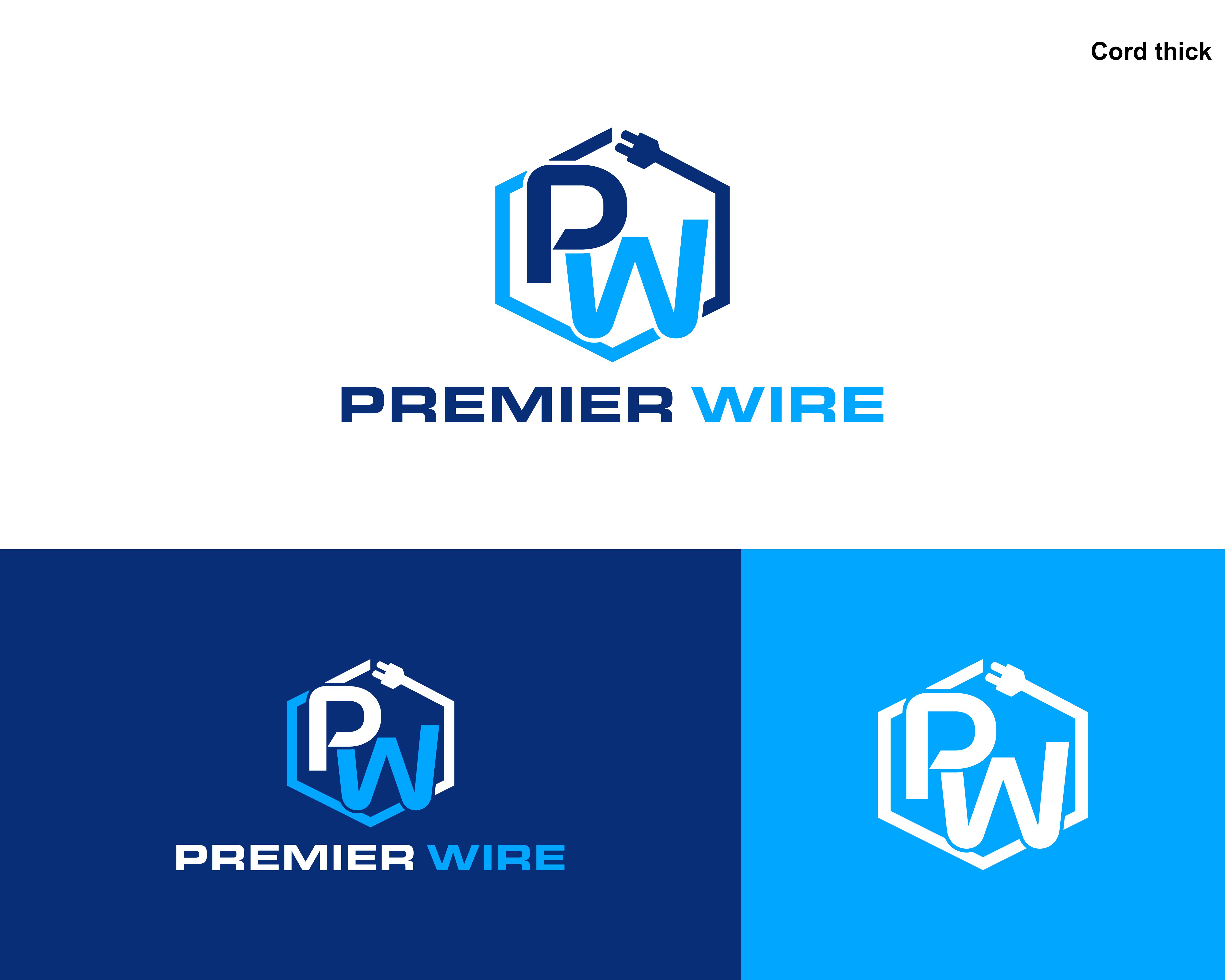 Serious, Masculine Logo Design for Premier Wire by R Graphic | Design ...