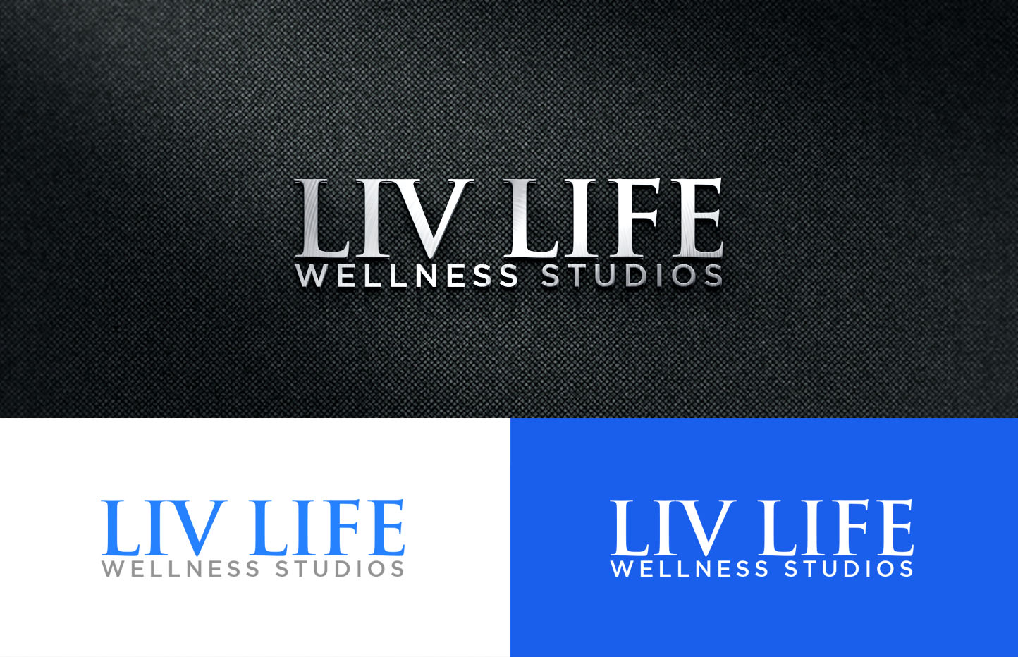 Logo Design for LIV LIFE (primary text) Wellness Studios (sub text) by ...