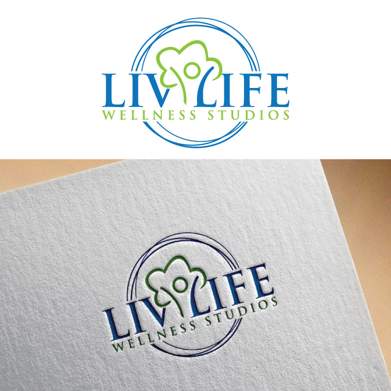 Logo Design for LIV LIFE (primary text) Wellness Studios (sub text) by ...