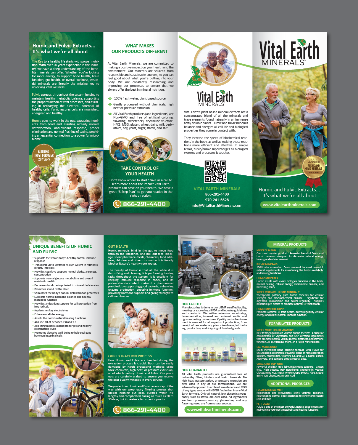 4 panel brochure - 14 x 8.5 (landscape) | 11 Brochure Designs for Vital ...