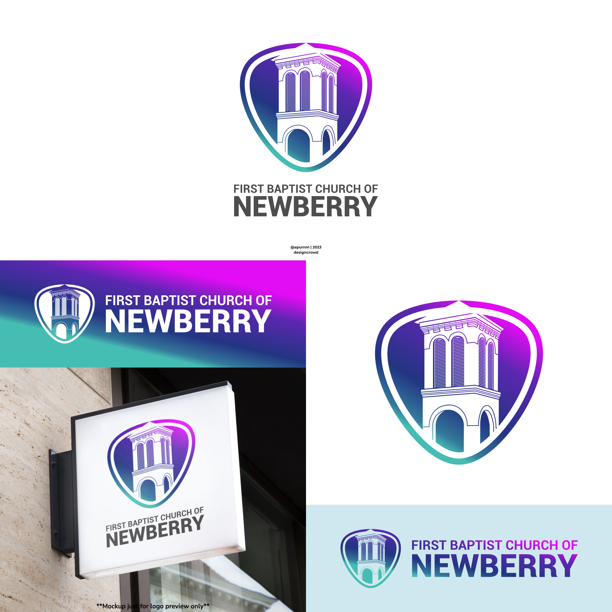 Logo Design for Name: First Baptist Church of Newberry & Vision: To ...