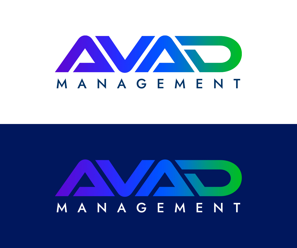 Modern, Bold Logo Design for AVAD Management (management as small text ...