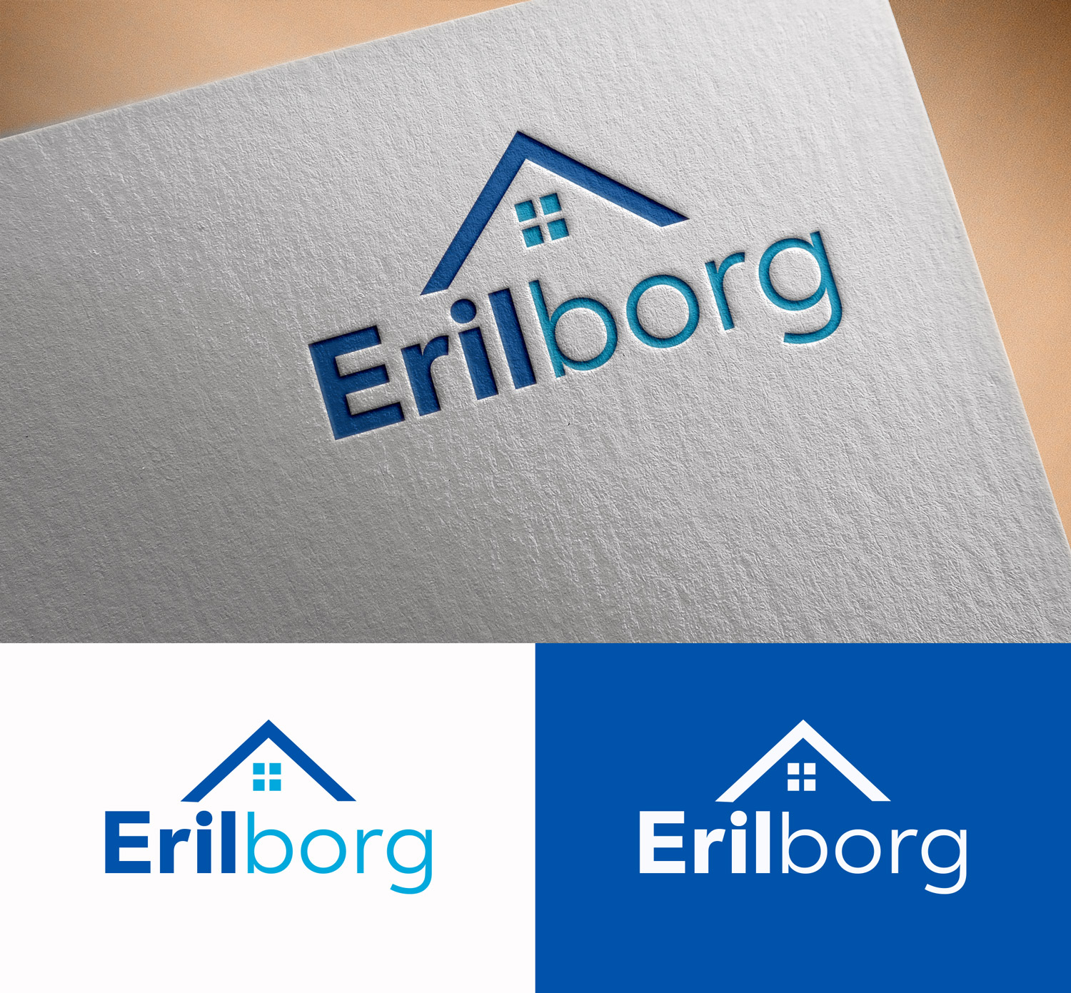 Bold, Professional, Construction Logo Design for Erilborg by M Art ...