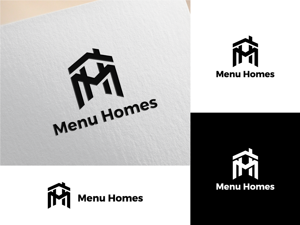 Elegant, Playful, Real Estate (Homes) Logo Design for I would like a creative mix of the letters ...