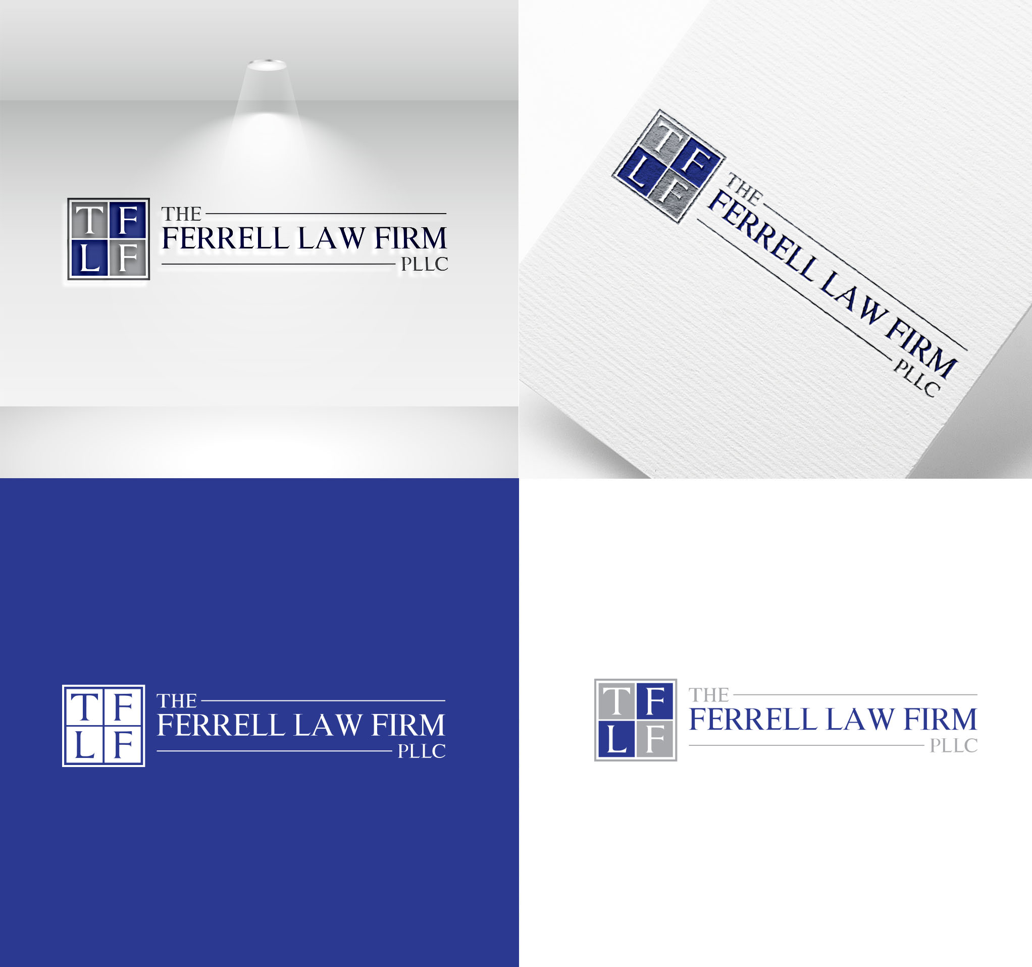 Serious, Modern, legal/law Logo Design for The Ferrell Law Firm, PLLC ...