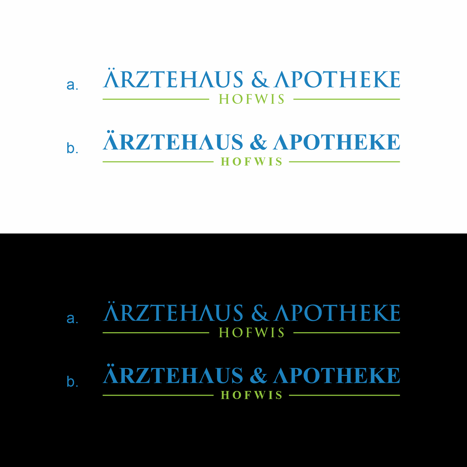 Logo Design for Ärztehaus & Apotheke Hofwis by podo | Design #30129775