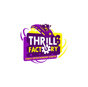 Thrill Factory logo for indoor theme park | 50 Logo Designs for Thrill ...