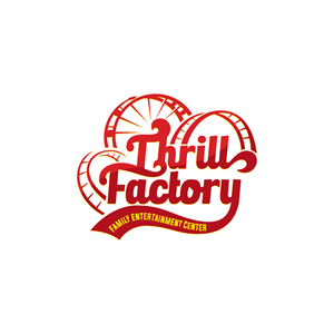 Thrill Factory logo for indoor theme park | 50 Logo Designs for Thrill ...