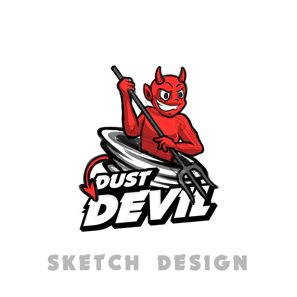 Playful, Modern, Baseball Logo Design for Dust Devils by Kaneko ...