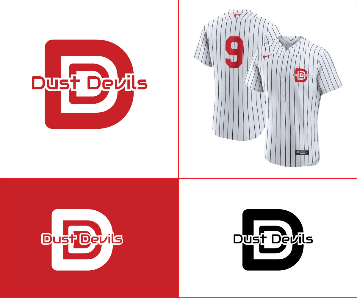 Playful, Modern, Baseball Logo Design for Dust Devils by Ruwantha ...