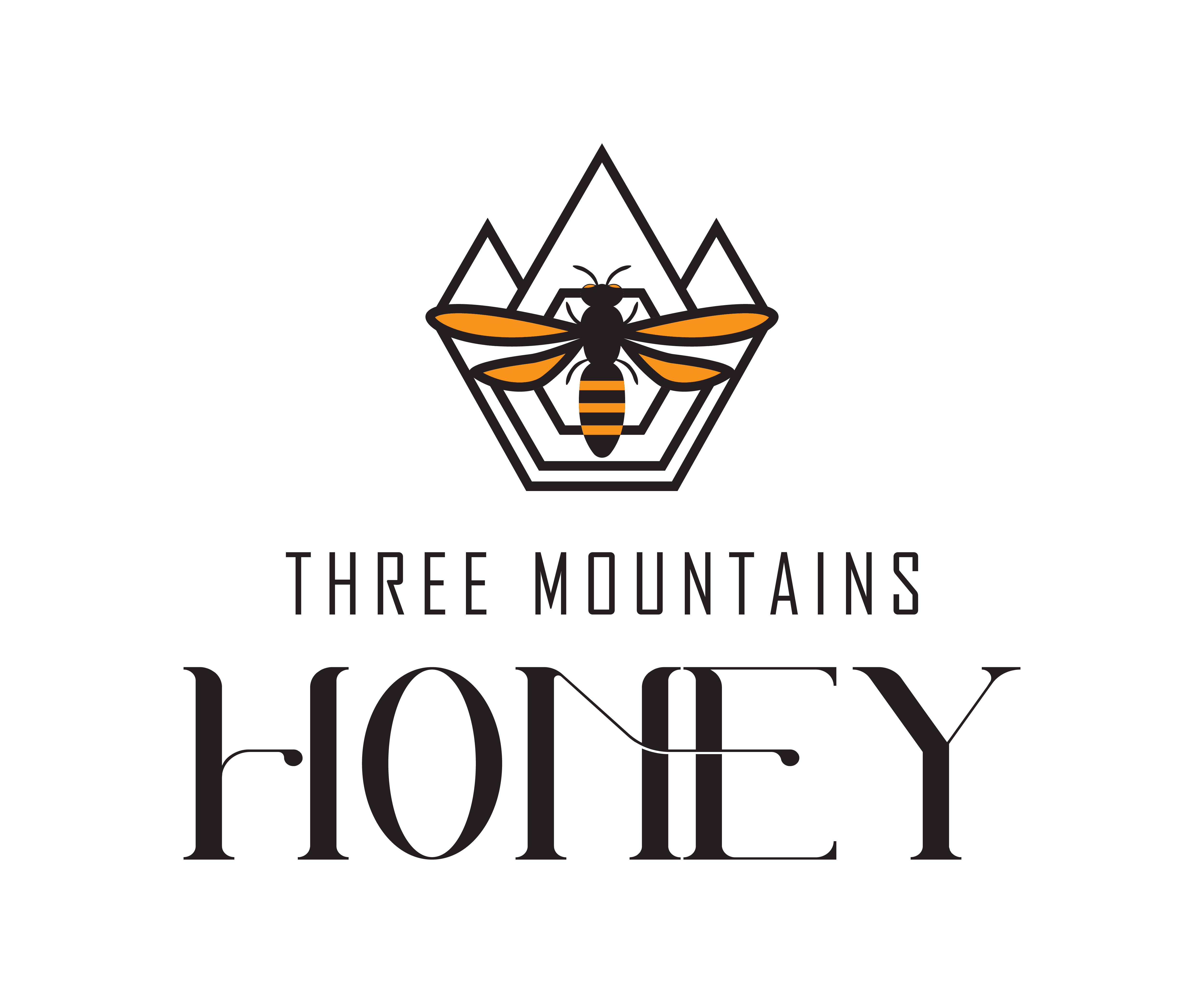 Playful, Elegant, Honey Logo Design for Three Mountains Honey by Rizky ...