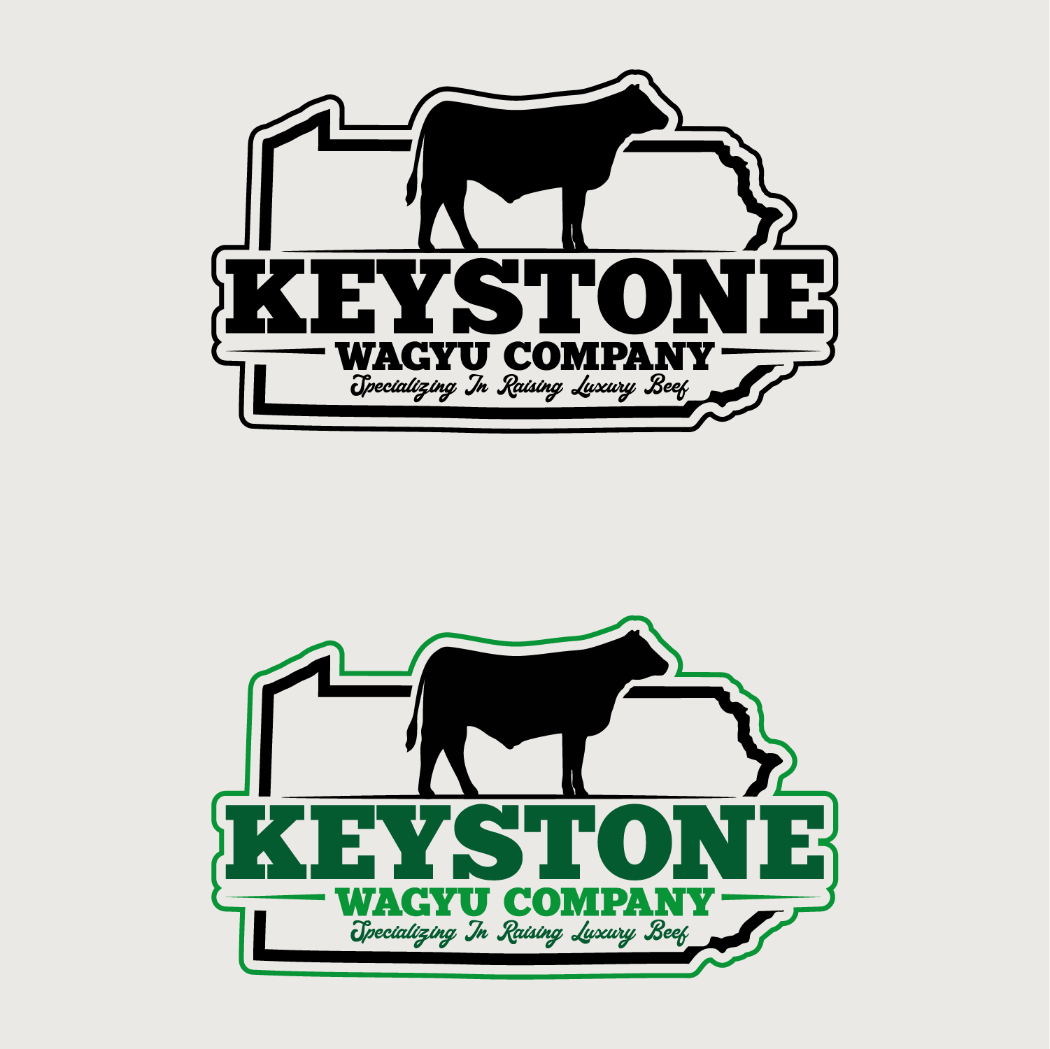 Elegant, Playful Logo Design for 'Keystone Wagyu Company' 'Specializing ...