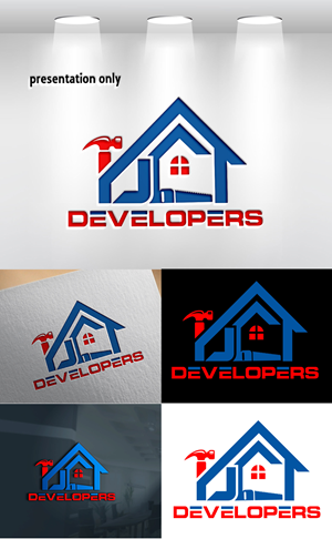 Developer Home Builder | 16 Logo Designs for IJC in Blue Developers ...