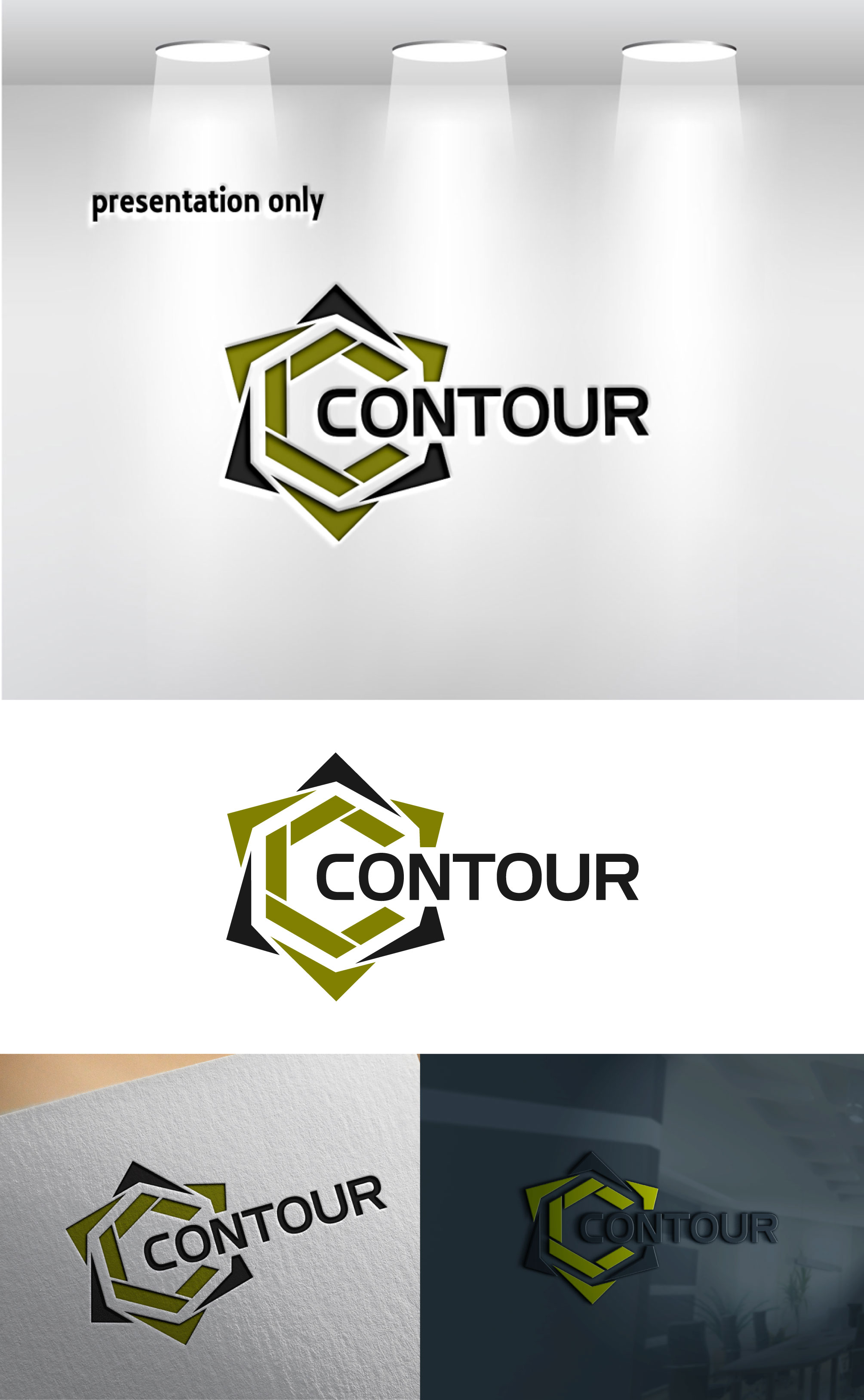 Elegant, Playful Logo Design for Contour by akterkhadijars | Design ...