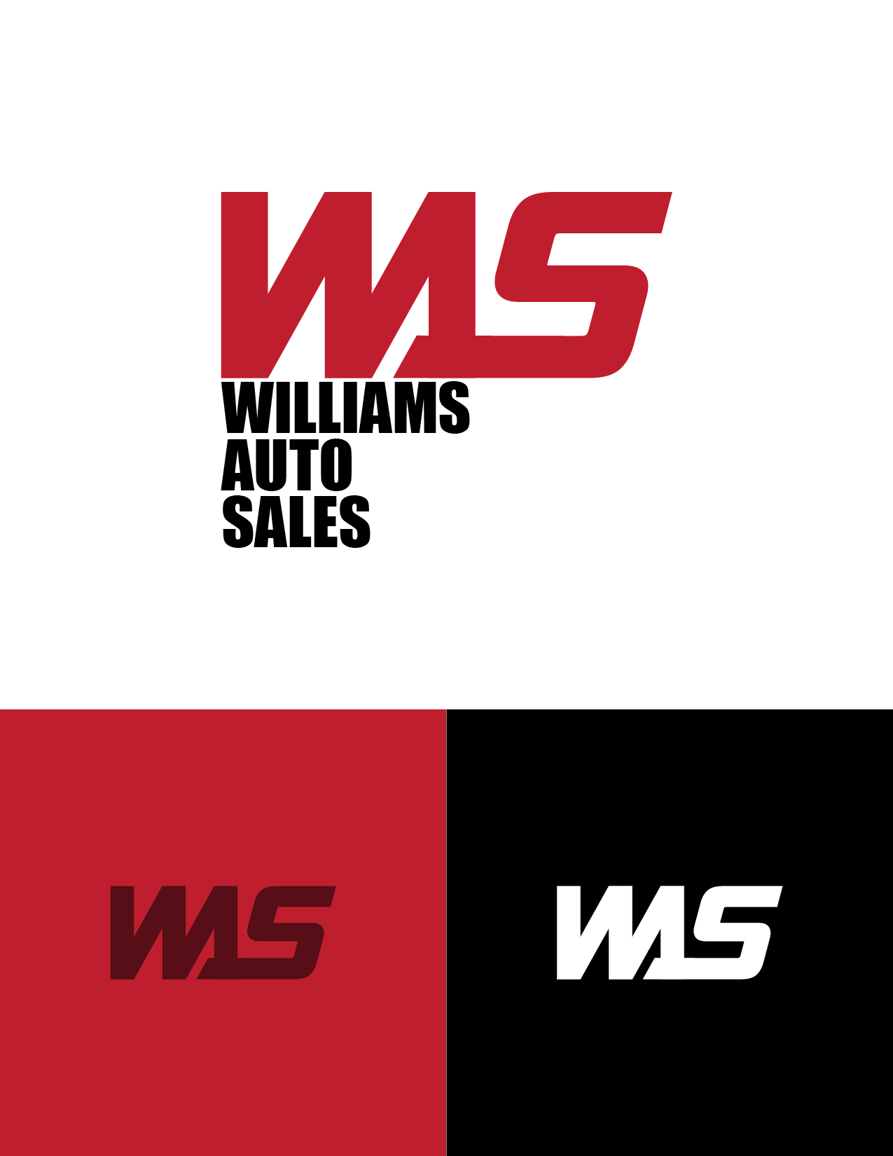 Serious, Modern, used car dealership WAS DONT THINK OF THE LETTERS ...