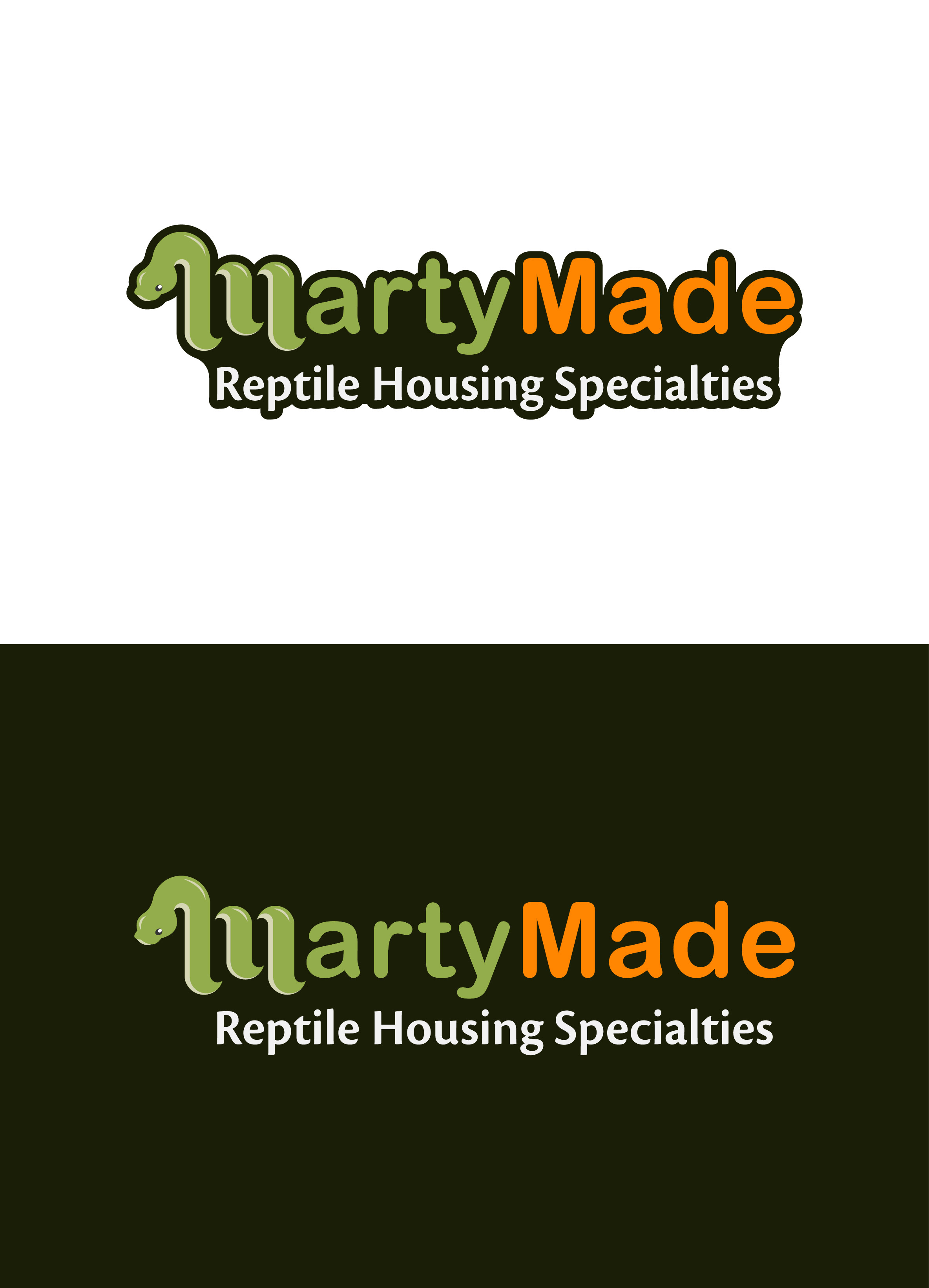 Logo Design for "MartyMade" RHS or Reptile Housing Specialties -Im open ...